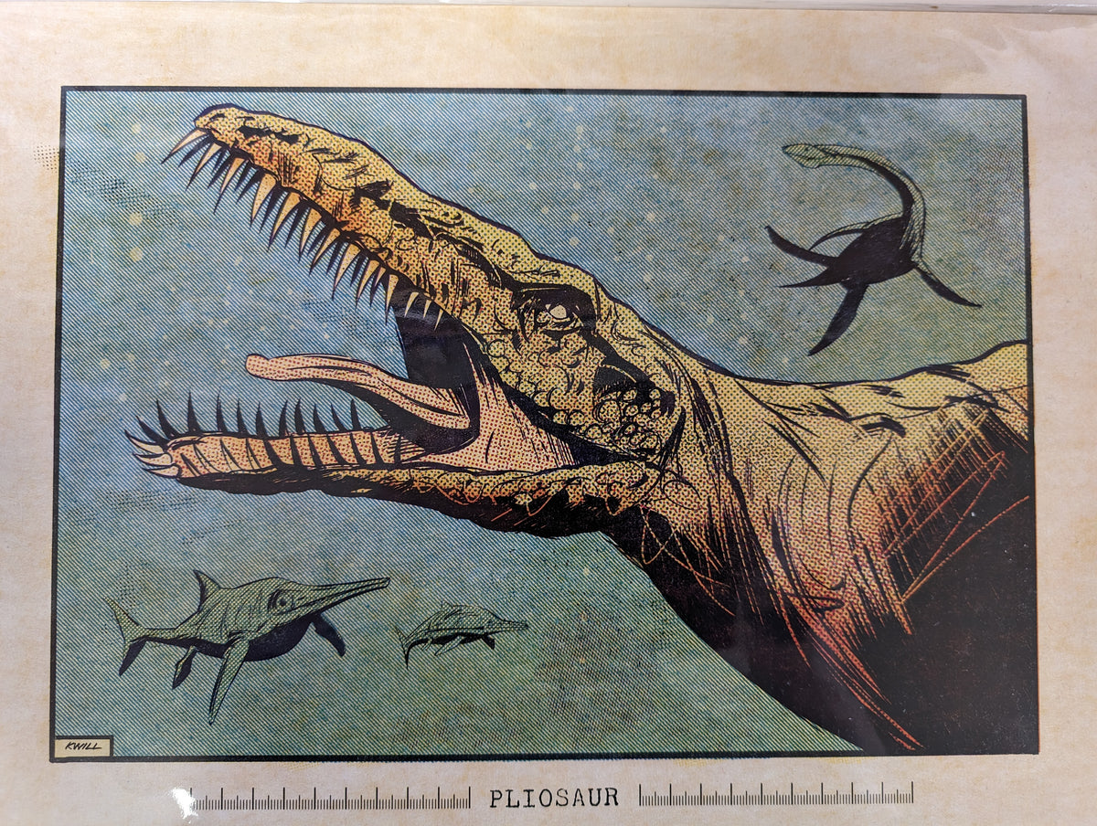 A3 Poster Print - The Sea Rex Comic poster Style 2 – The Etches ...