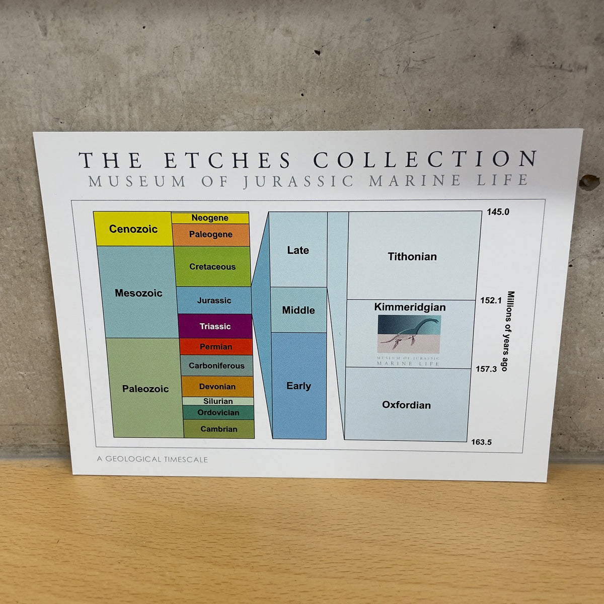 The Etches Collection Postcard - Geological Timescale – The Etches ...
